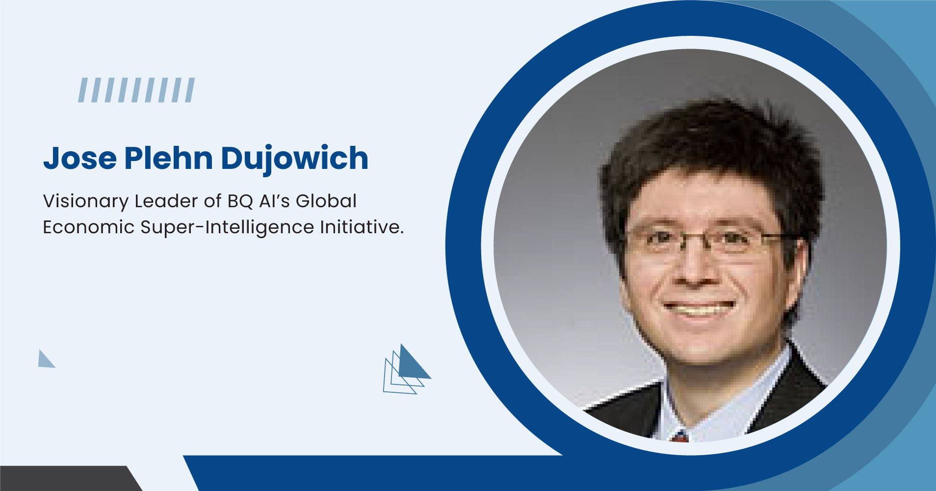 Jose Plehn Dujowich is the project director of three NSF projects.